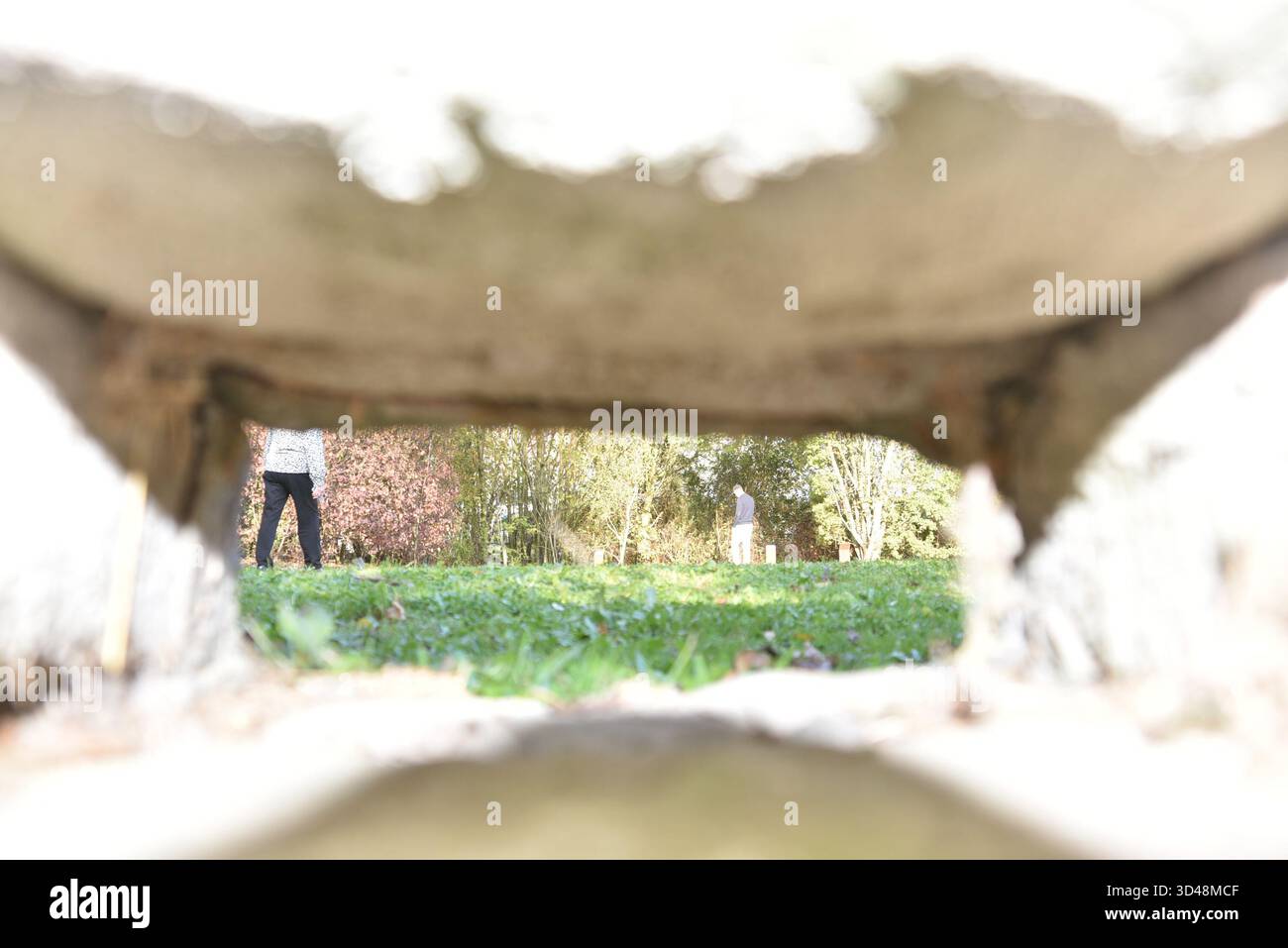 The Yorkshire Trench and Dugout Stock Photo - Alamy