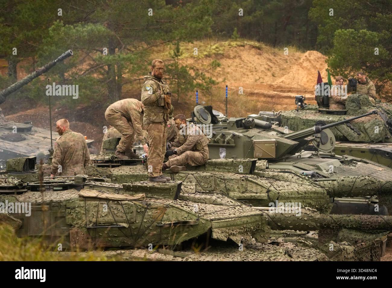 November 9, 2025, Adazi, Vidzeme Region, Latvia: Servicemen of Royal ...