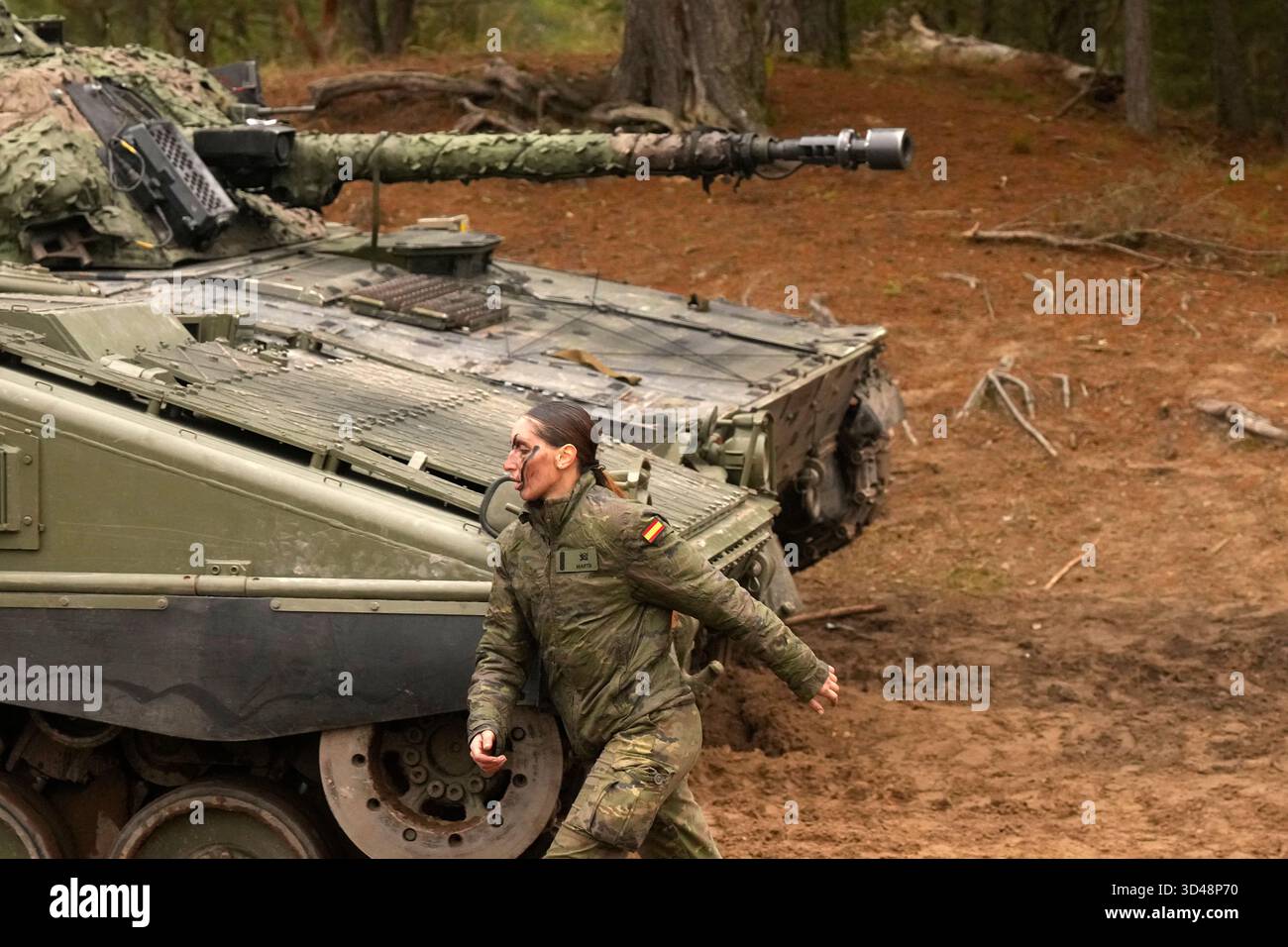 November 9, 2025, Adazi, Vidzeme Region, Latvia: Spanish Army ...