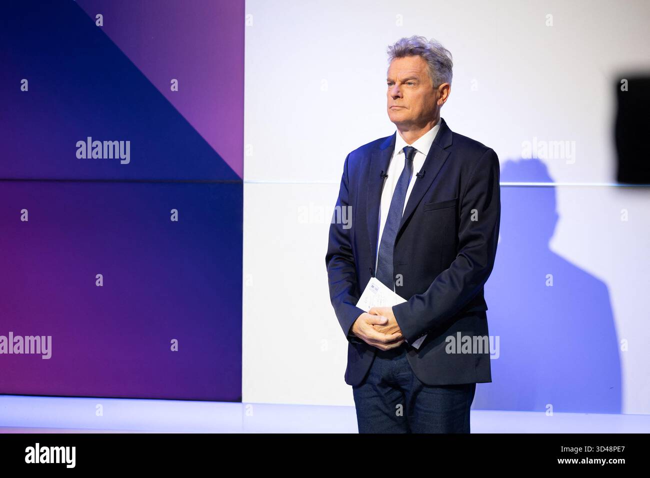French Communist party national secretary Fabien Roussel prior an ...