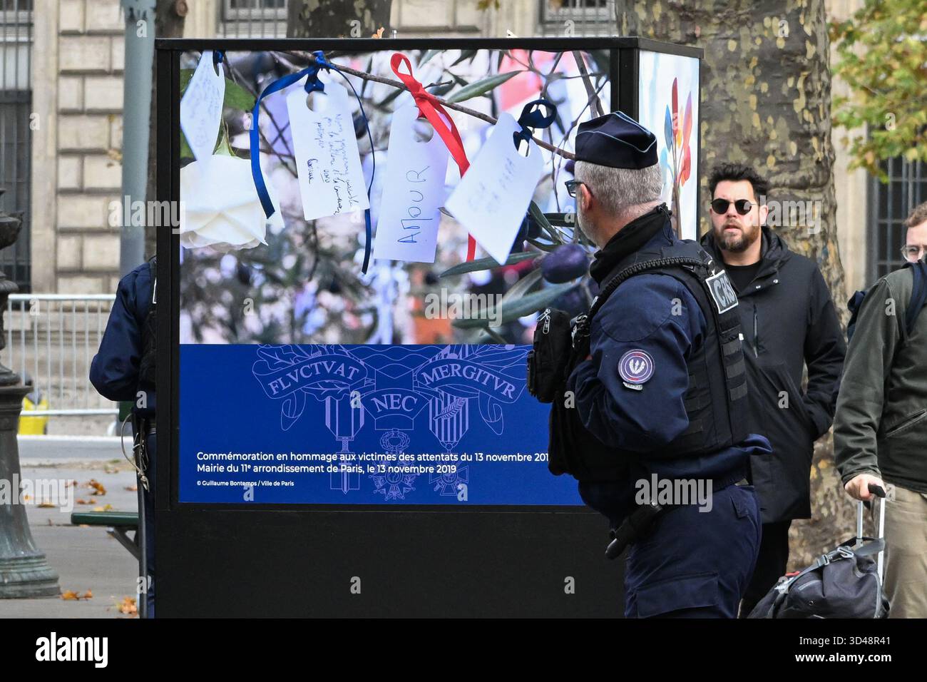 A running in tribute to the victims of November 13, 2015 attacks is ...