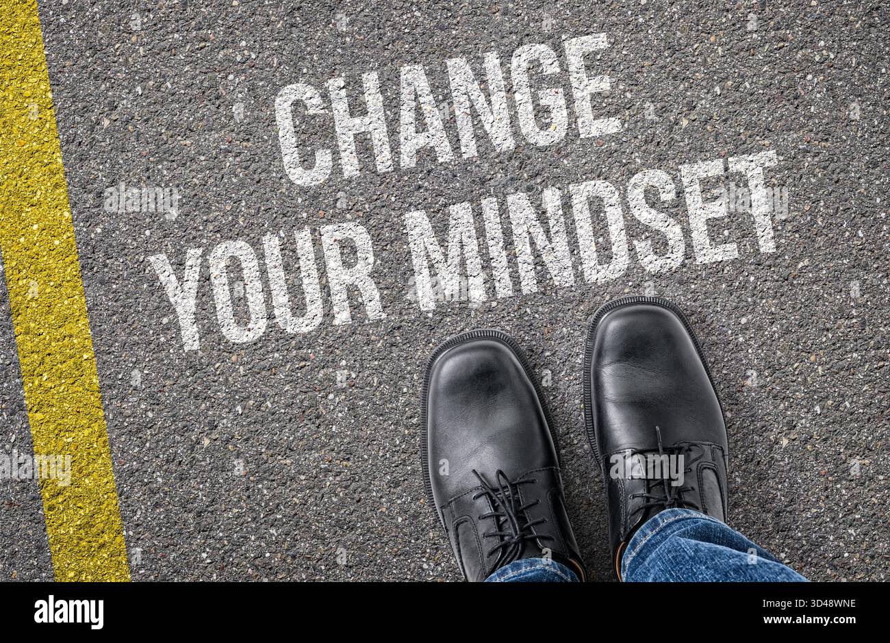 Positive mindset slogan hi-res stock photography and images - Alamy