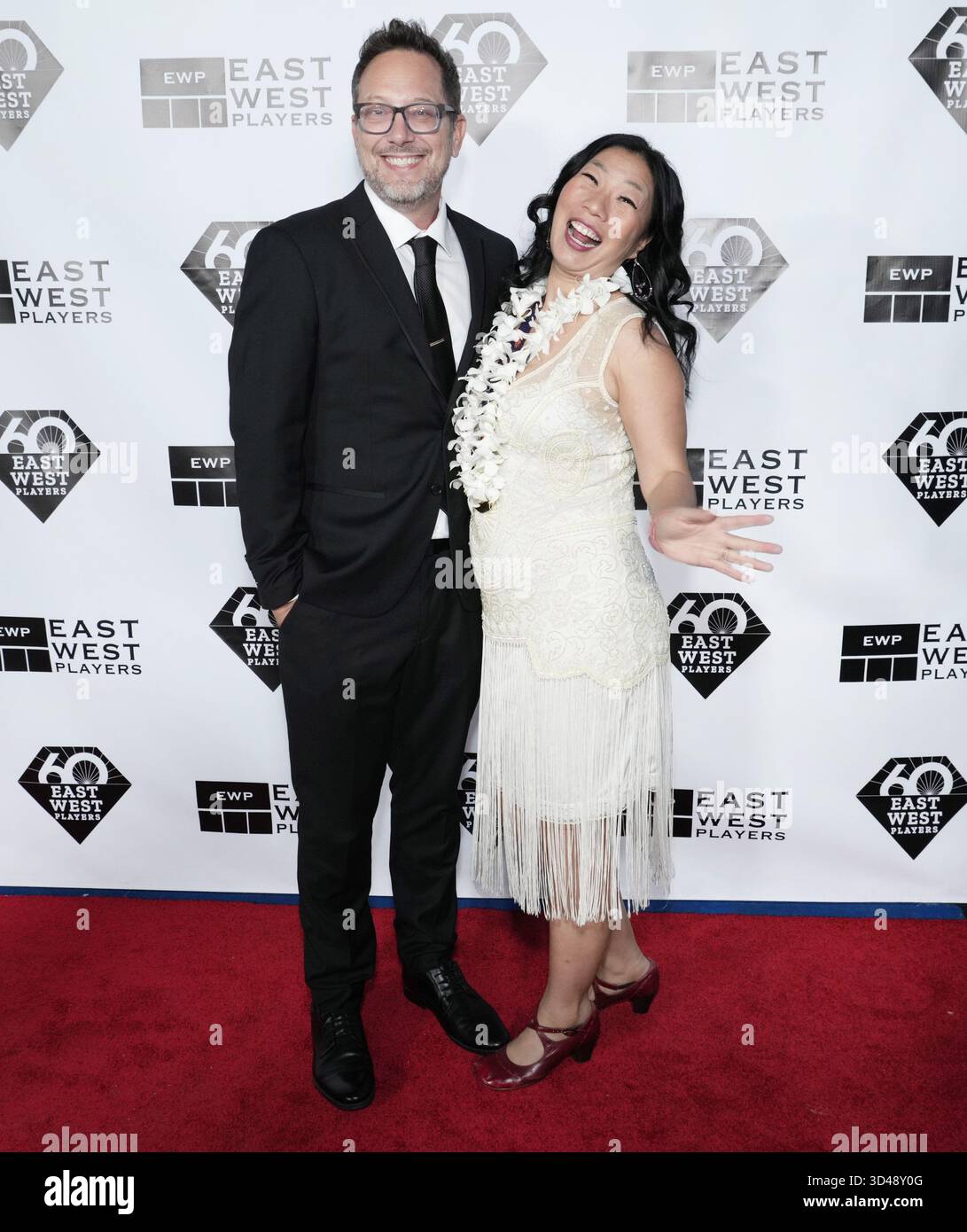 (L-R) Lee Supercinski and Kristina Wong at the East West Players 60th ...