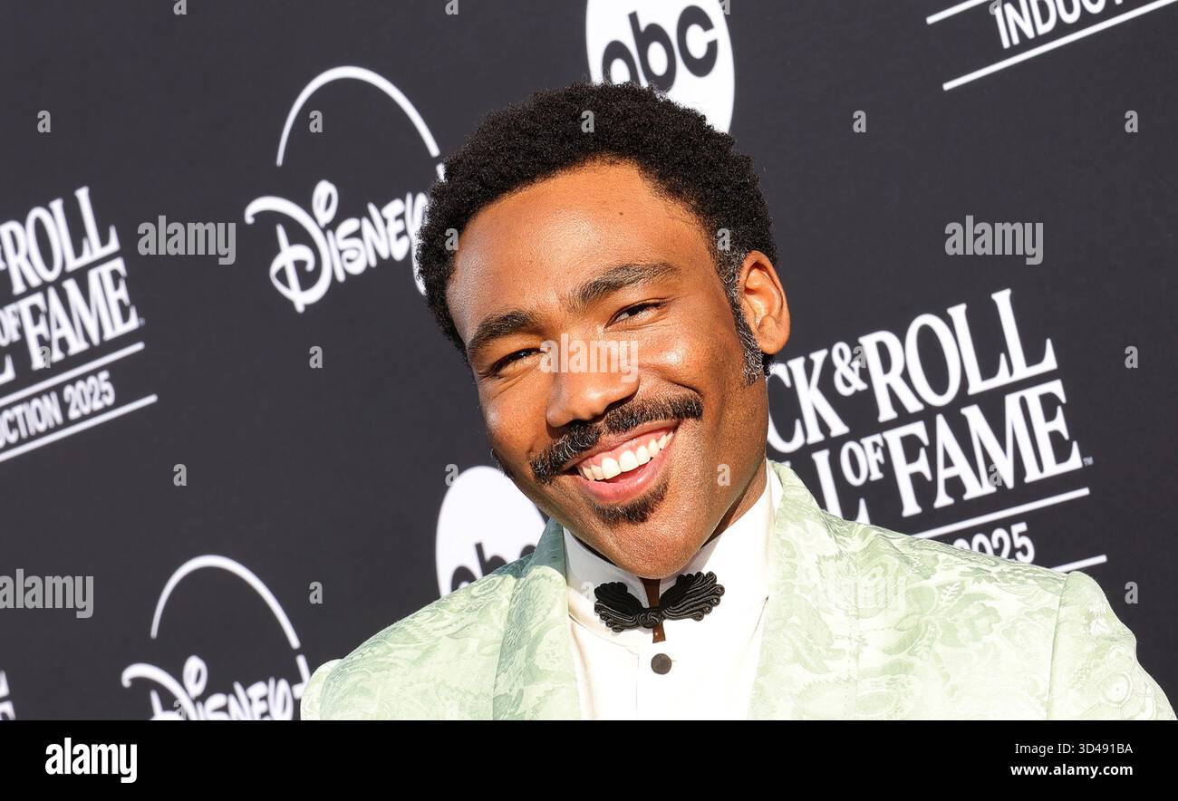 08 November 2025 - Los Angeles, California - Donald Glover. 2025 Rock ...
