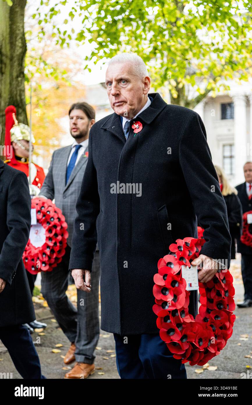 Frank Field in attendance at National Service of Remembrance for Wales ...