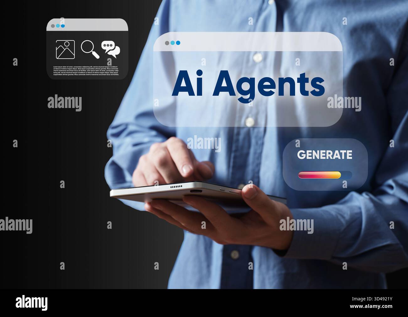 Ai algorithm automation process hi-res stock photography and images - Alamy