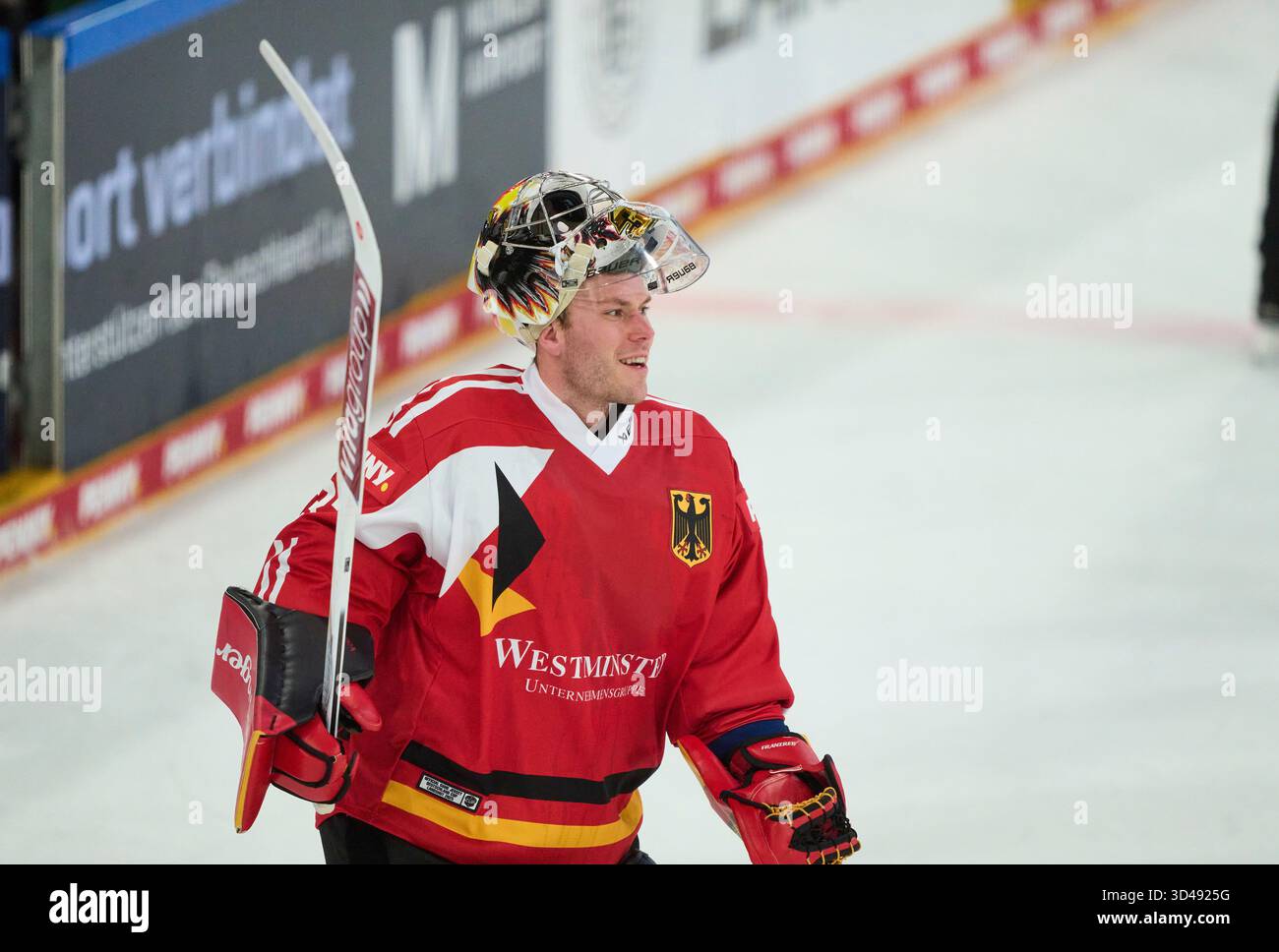 Maximilian Franzreb goalkeeper of Germany at the match GERMANY ...