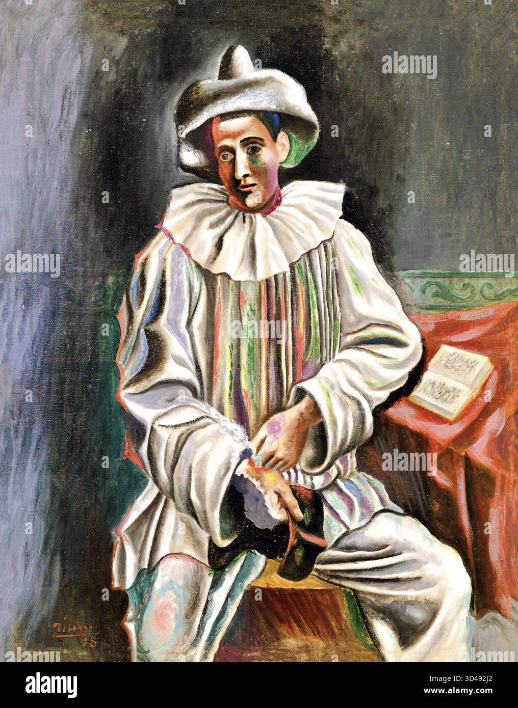 Pablo picasso with his art Stock Vector Images - Alamy