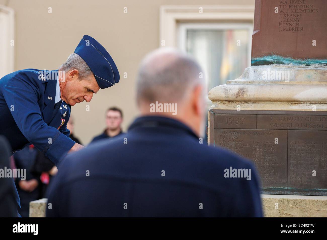 US Consulate of Belfast representative, Dr Paul Roelle, Colonel, U.S ...