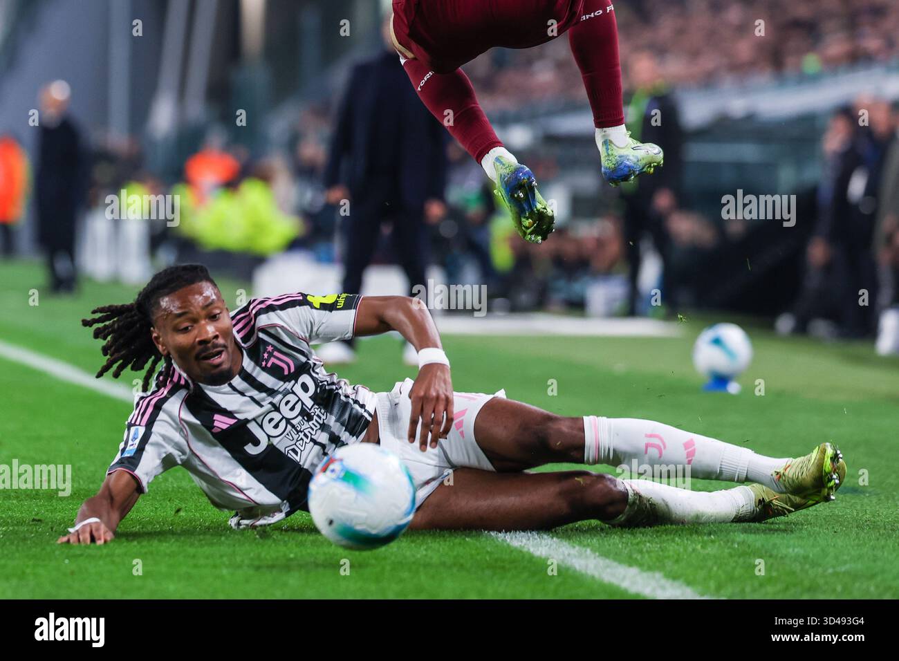 Khephren Thuram of Juventus FC seen in action during Serie A 2025/26 ...