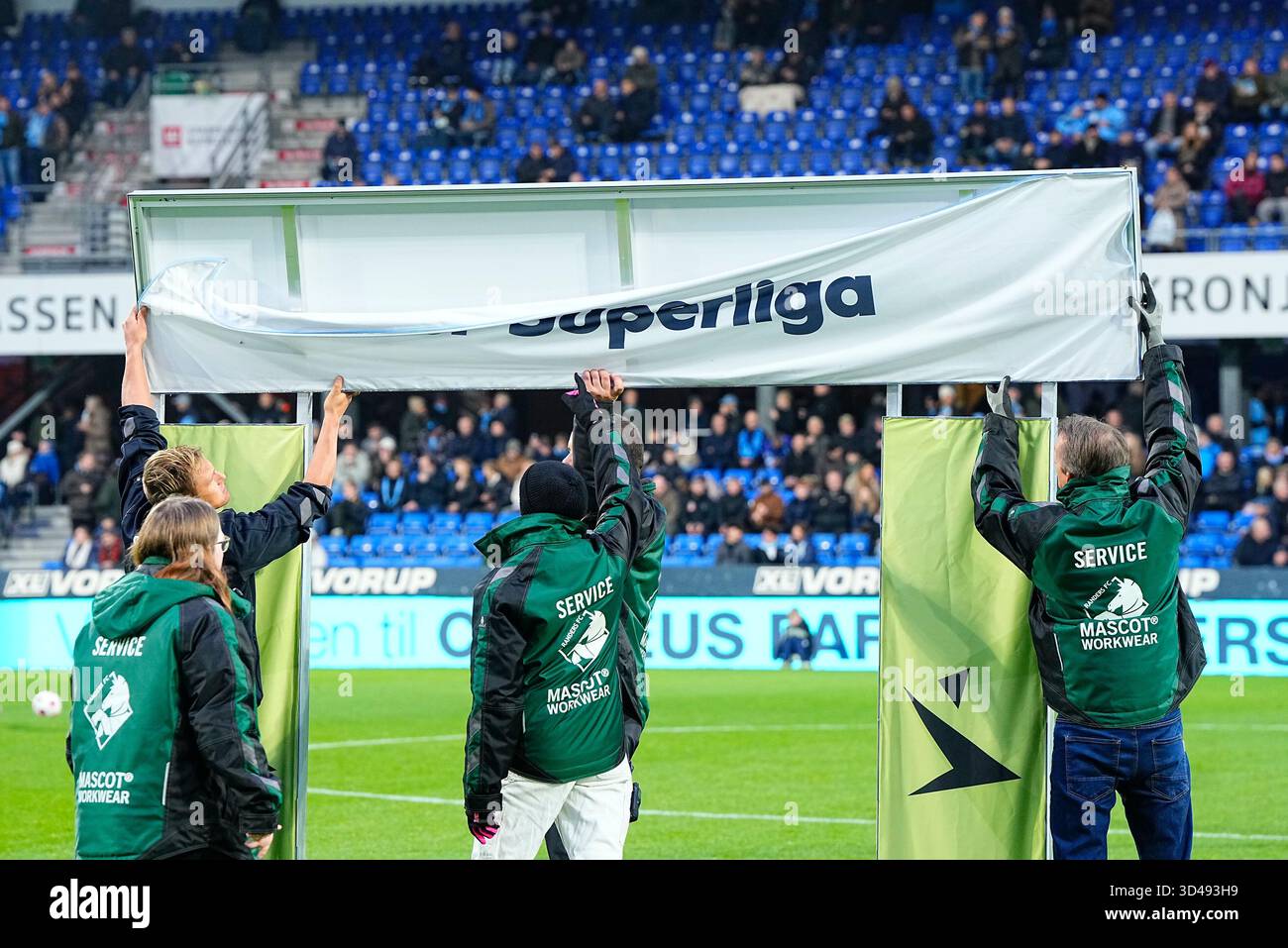 Superligakampen mellem Randers FC og FC Midtjylland paa Cepheus Park ...