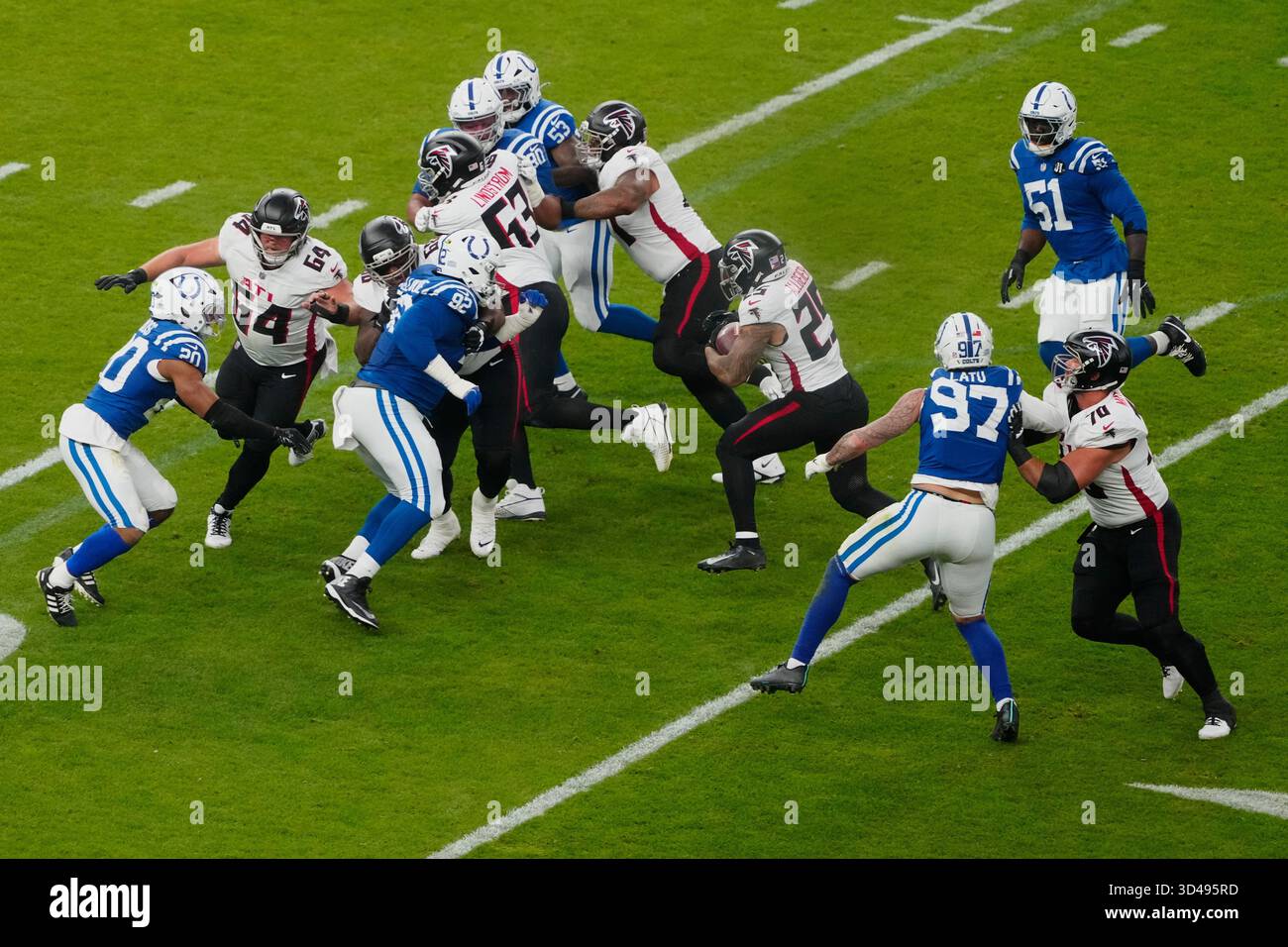 Atlanta Falcons safety Jordan Fuller runs during the NFL game between ...