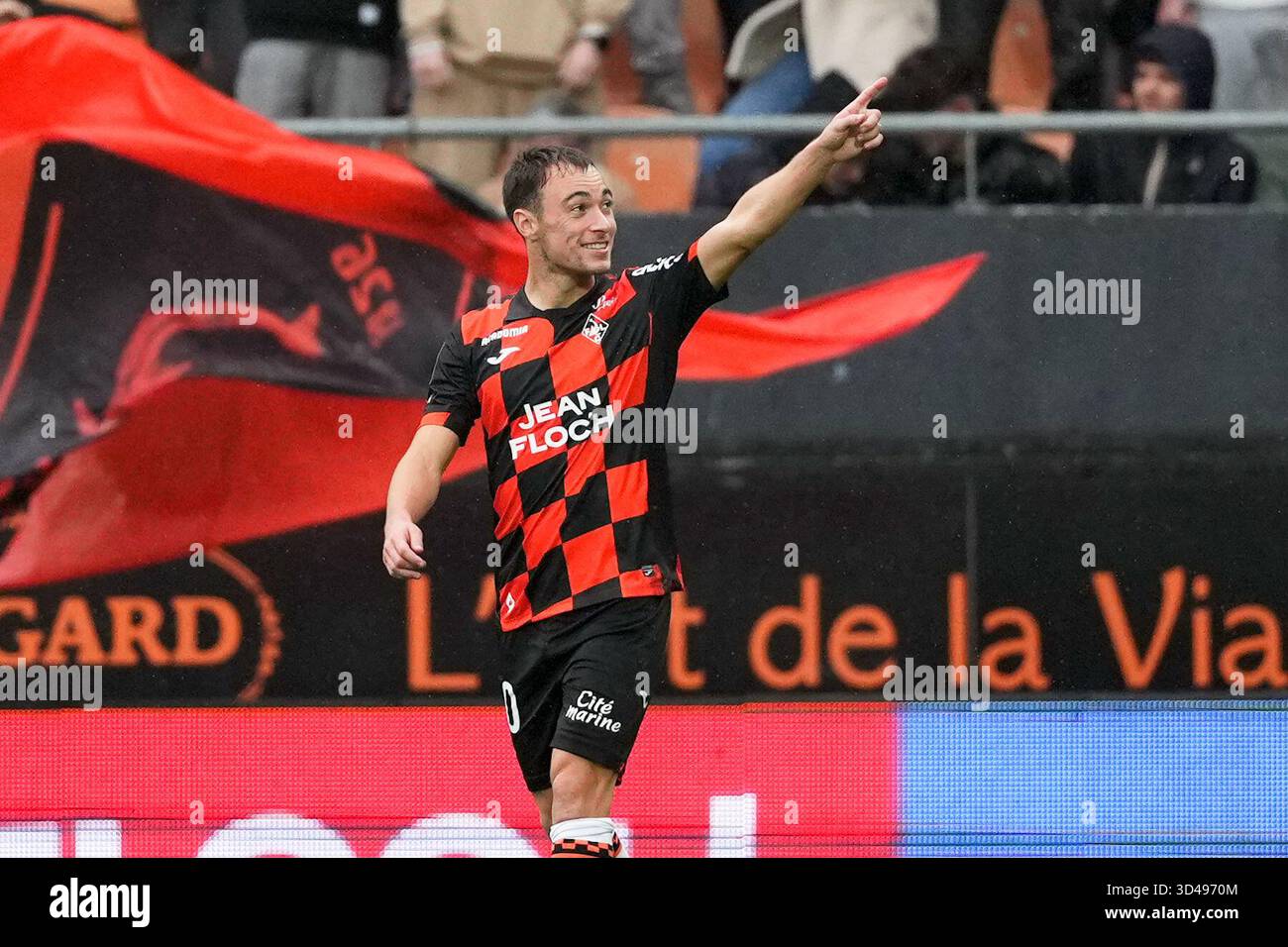 10 Pablo PAGIS (fcl) during the Ligue 1 McDonald's match between ...
