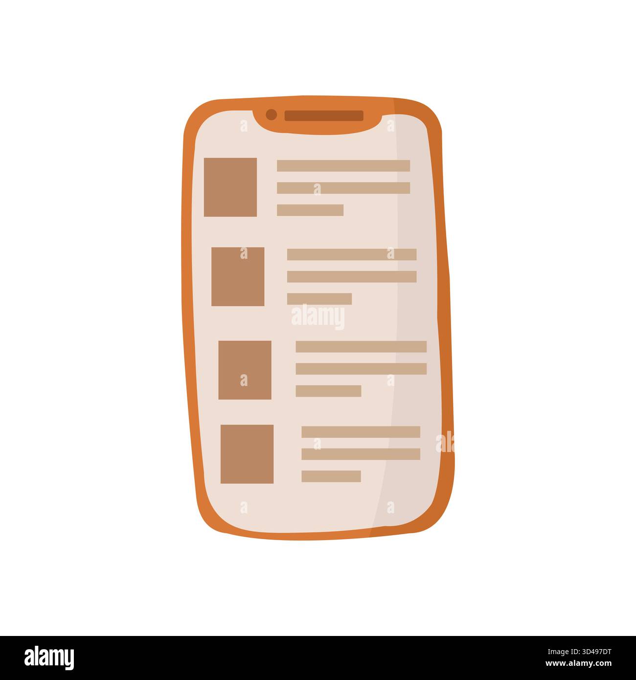 Clean screen layout Cut Out Stock Images & Pictures - Alamy