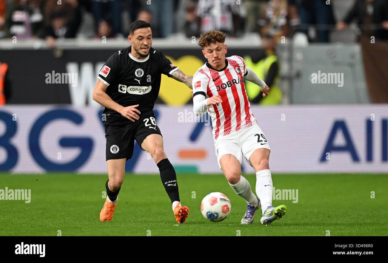 from left: Mathias Pereira Lage, Philipp Treu (Freiburg) Freiburg ...