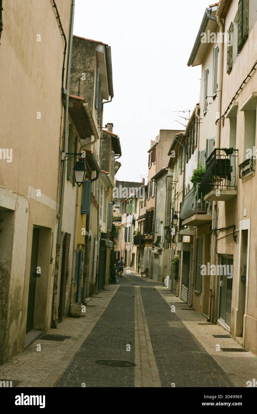 A nostalgic analog journey through Marseille, France, capturing the ...