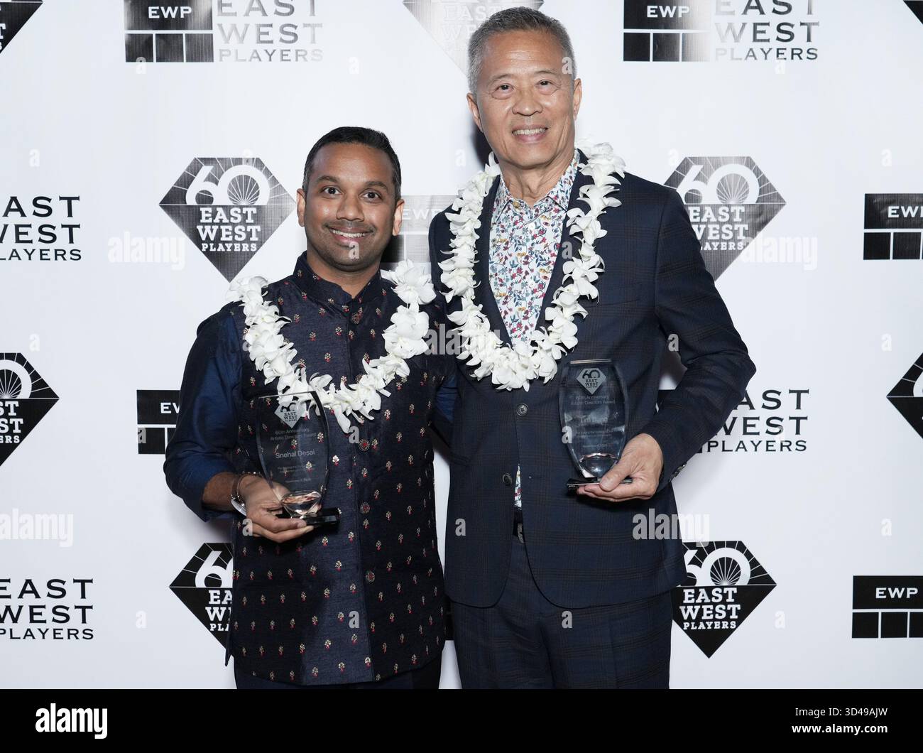 (L-R) Honorees Snehal Desai and Tim Dang at the East West Players 60th ...