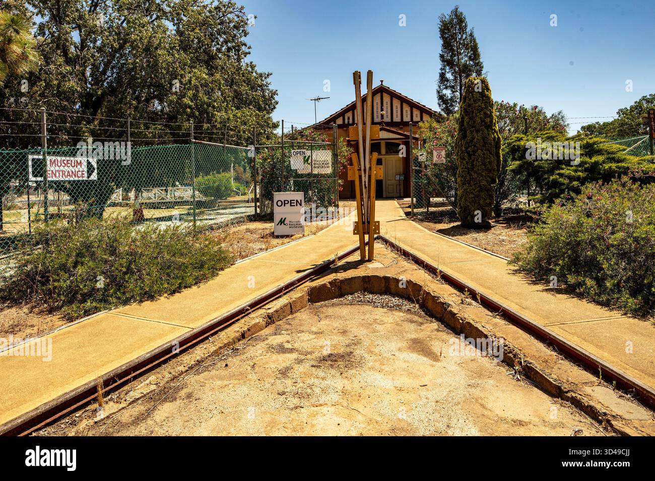 Merredin Rail Museum. Merredin town in Western Australia, located in ...
