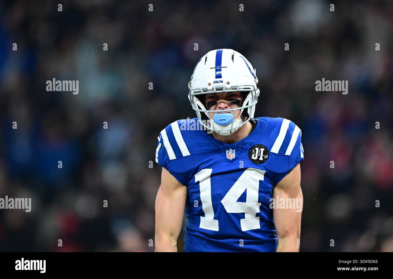 Cheer, Alec Pierce (Colts) Berlin, November 9, 2025, American Football ...