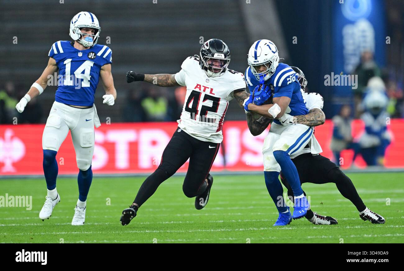 from left: Alec Pierce, Josh Woods, Jonathan Taylor (Colts), Billy ...