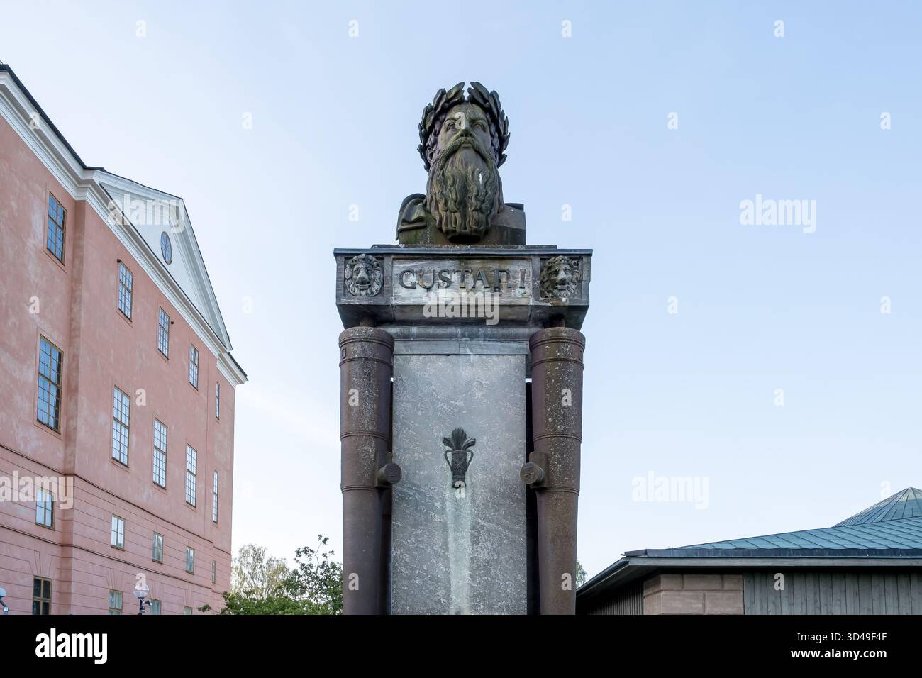 Uppsala, Sweden – Statue of King Gustav Vasa near Uppsala Castle ...