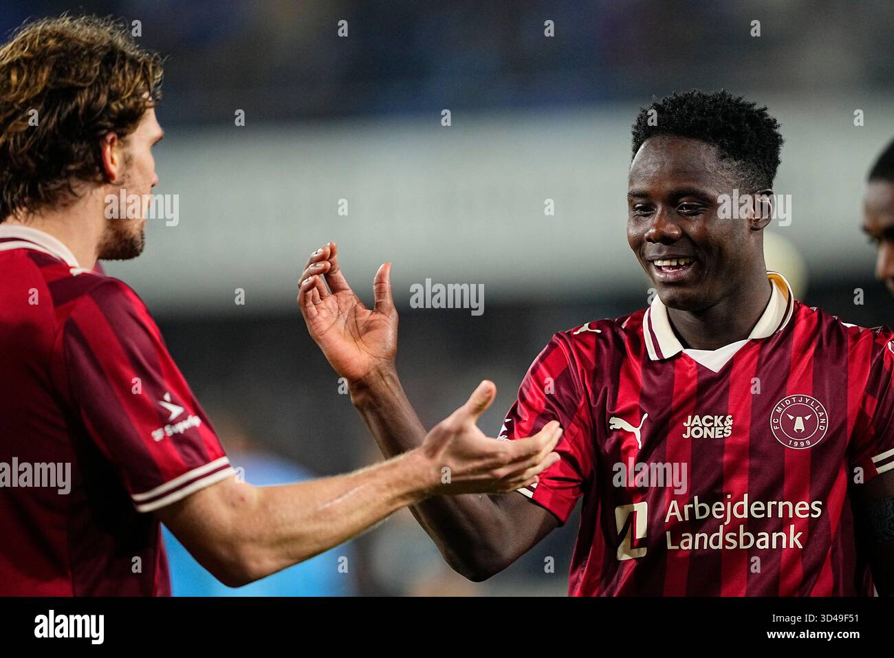 Superligakampen mellem Randers FC og FC Midtjylland paa Cepheus Park ...