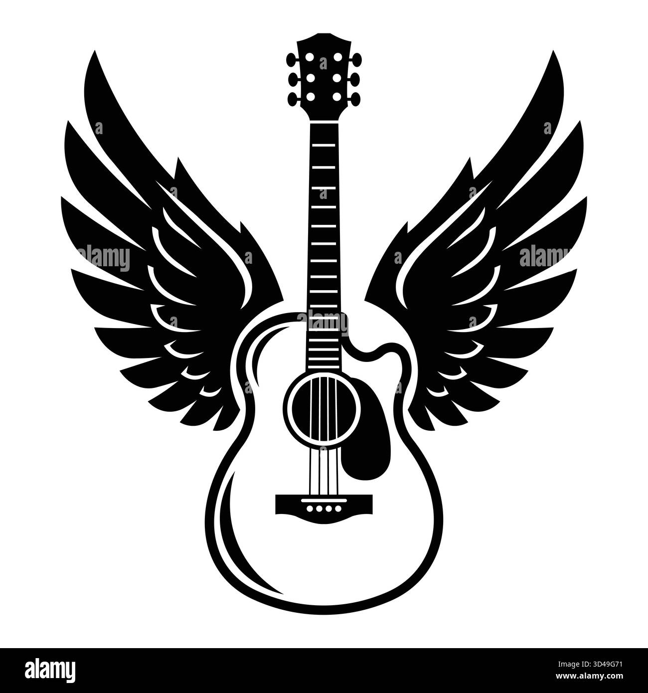 Silhouetteguitar hi-res stock photography and images - Alamy