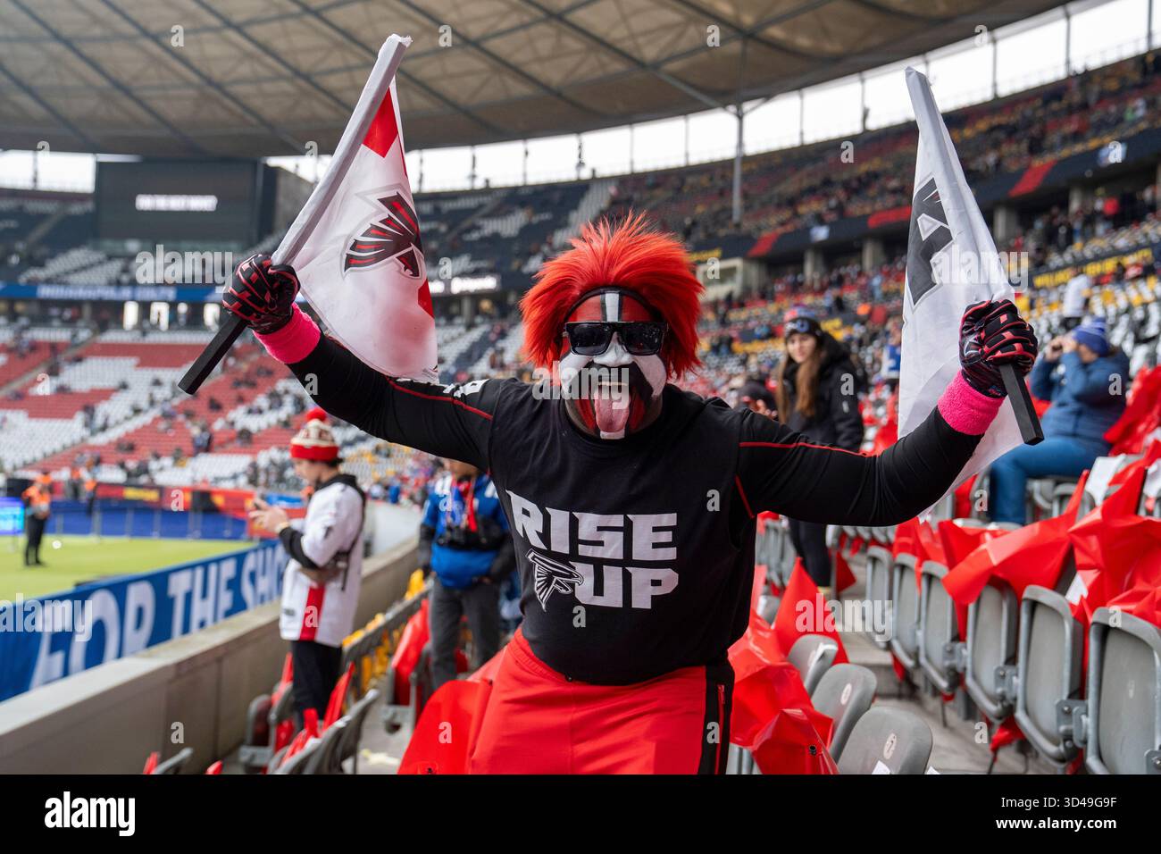 Atlanta Falcons Fan in the stadium before NFL International game ...