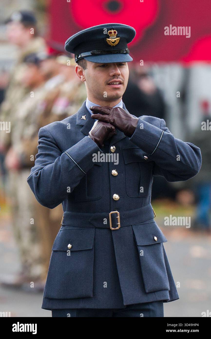 Nottingham, UK. 9th November, 2025. Military personnel in attendance ...