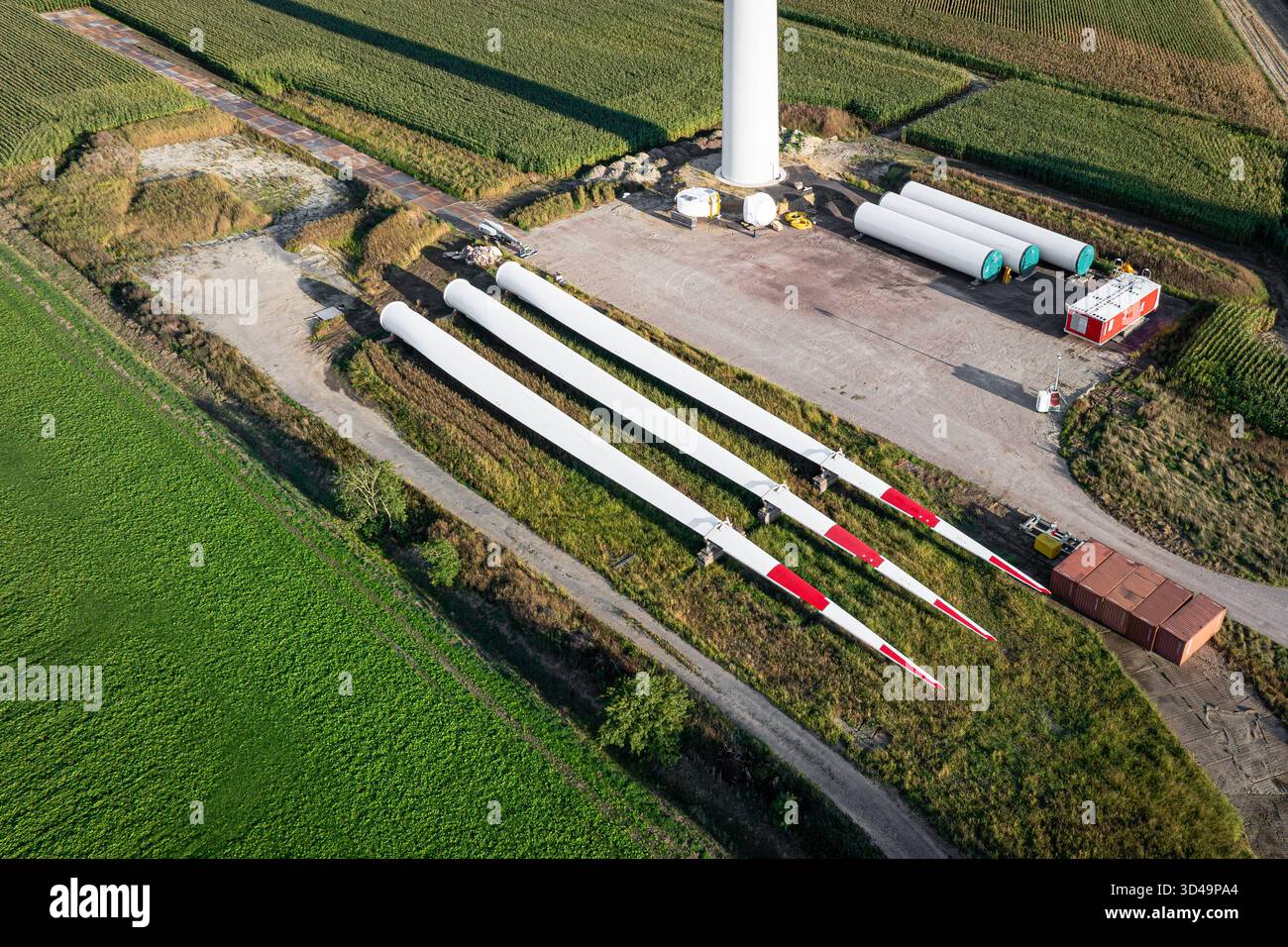Windkraft - Repowering, Aufstellen und Montage der neuen ...
