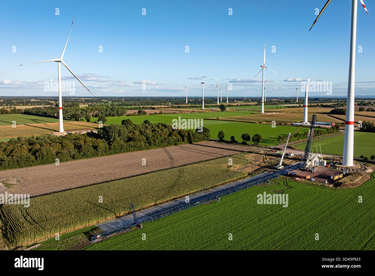 Windkraft - Repowering, Aufstellen und Montage der neuen ...