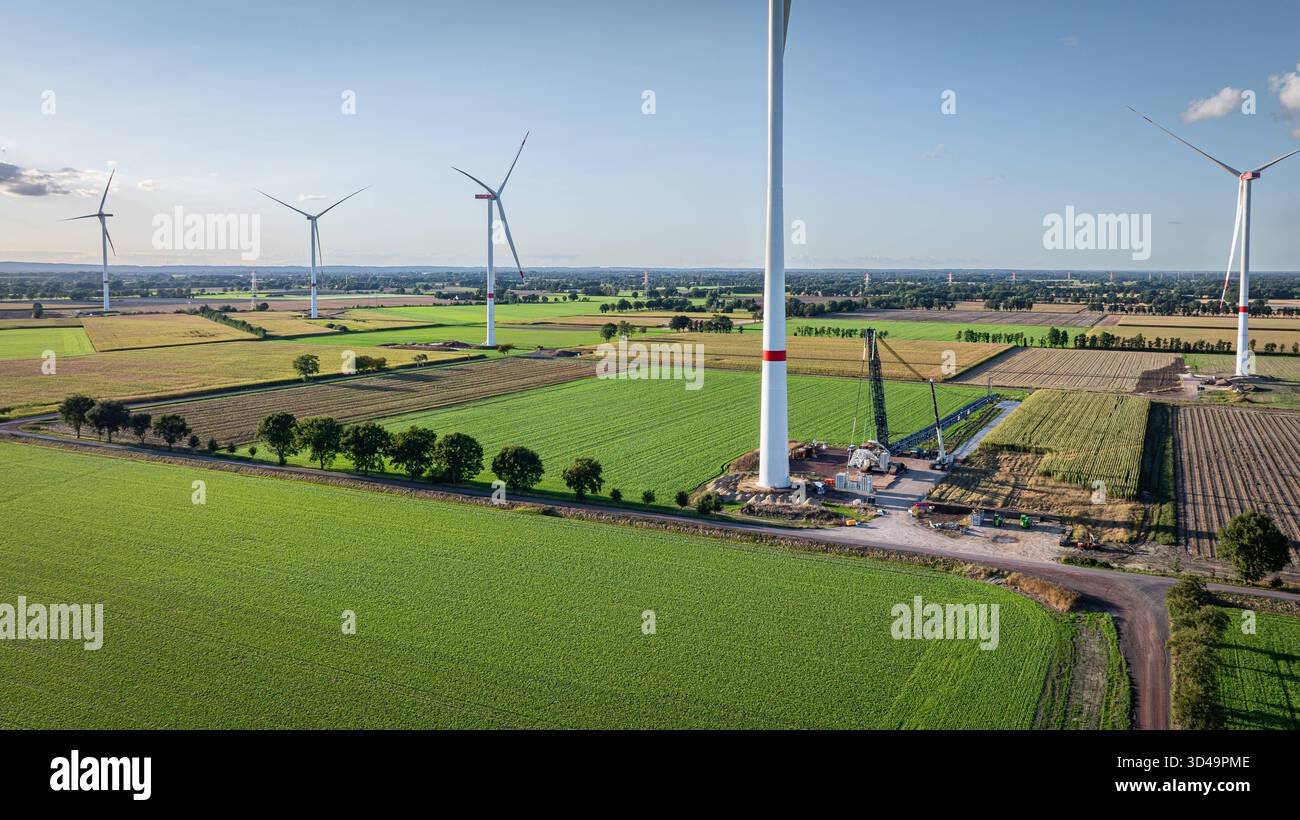 Windkraft - Repowering, Aufstellen und Montage der neuen ...