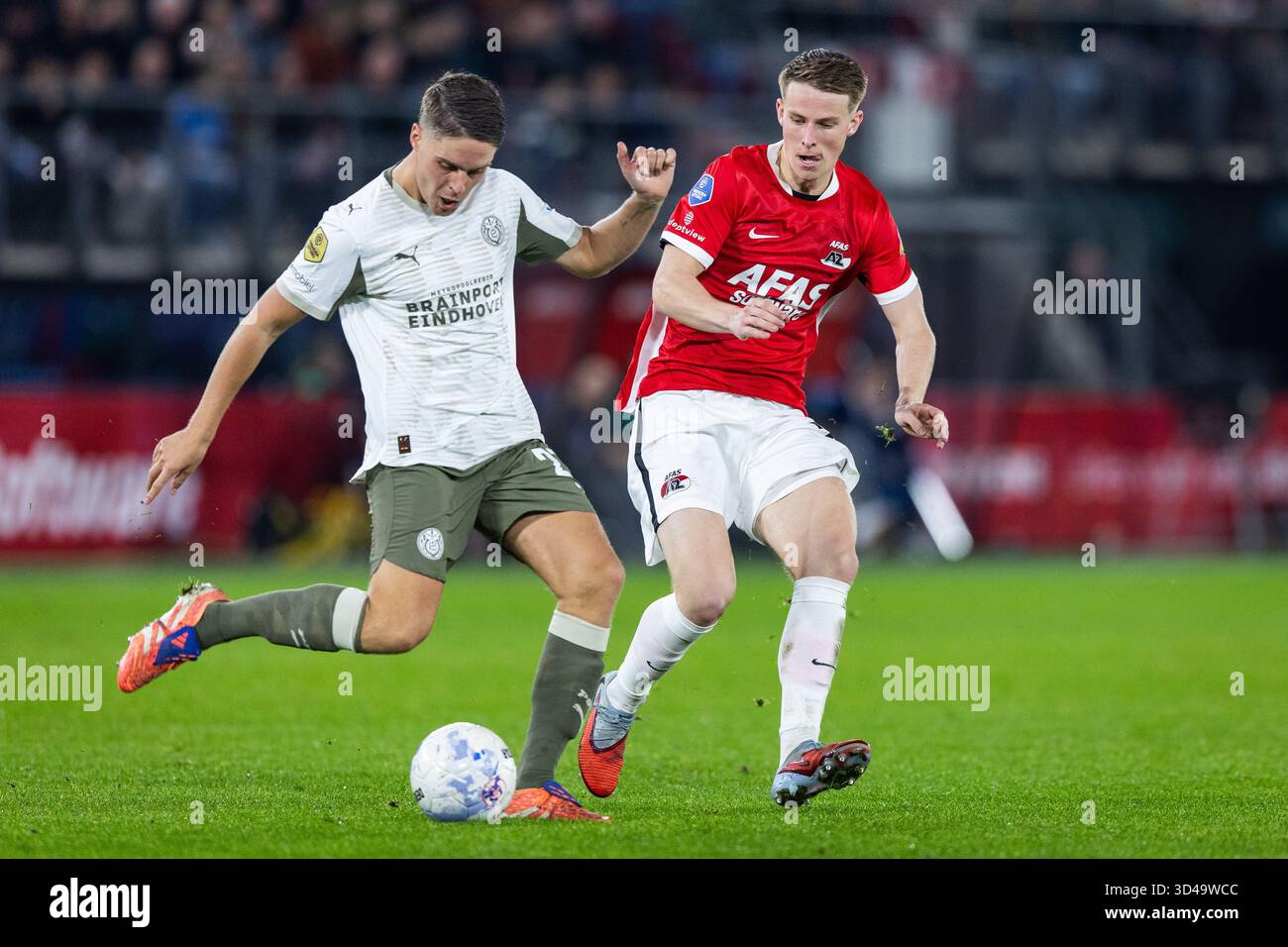 ALKMAAR , 09-11-2025 , AFAS Stadium , season 2025 / 2026 , Dutch ...