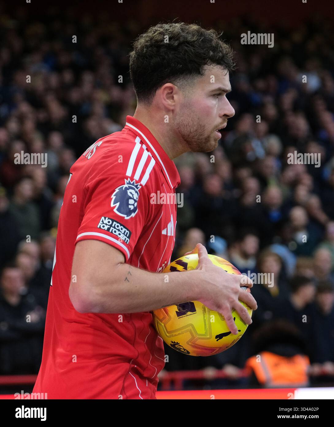 Neco Williams of Nottingham Forest seen during the Premier league ...
