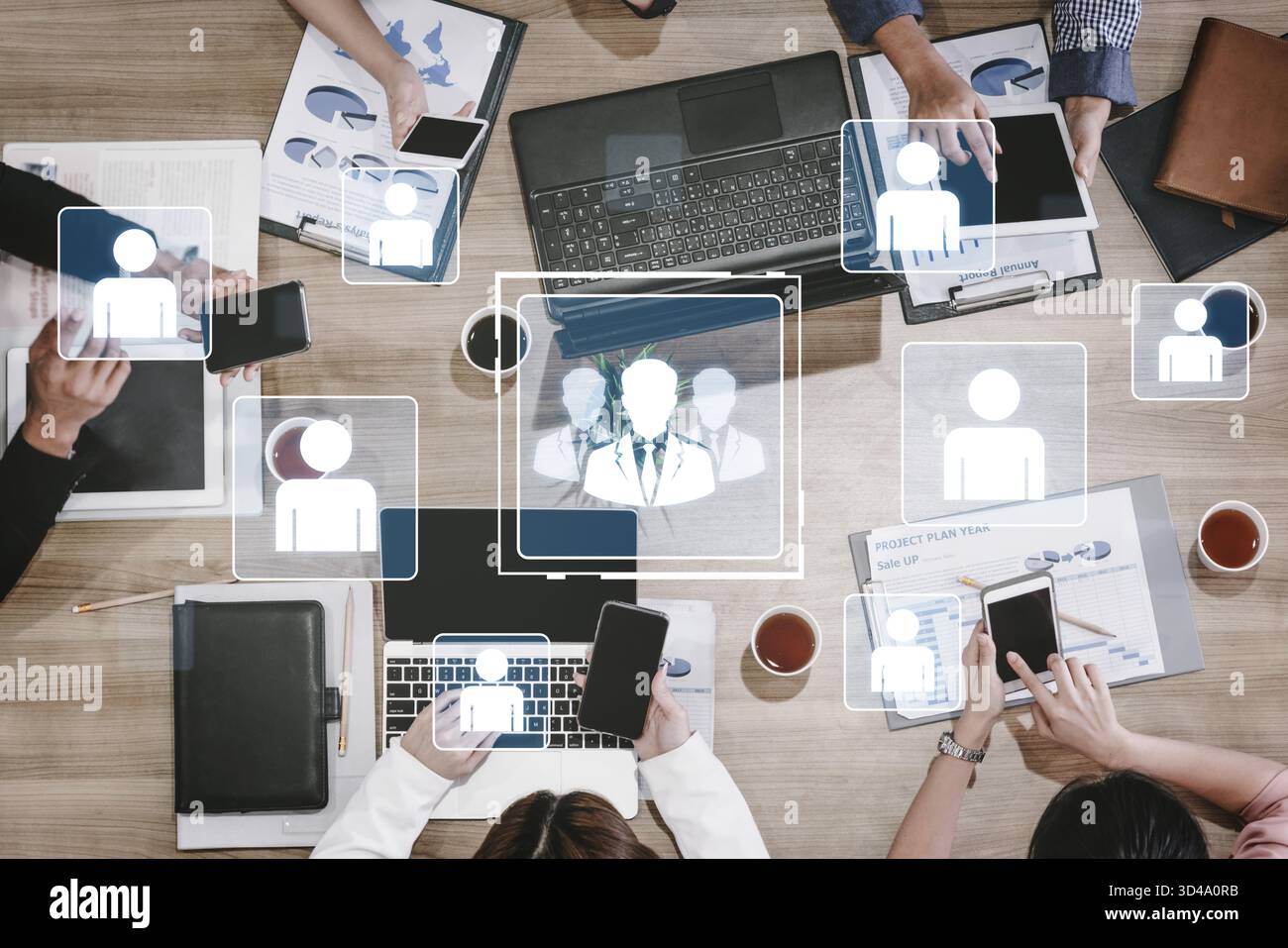 Concept of human resources and organizational structure. A professional ...