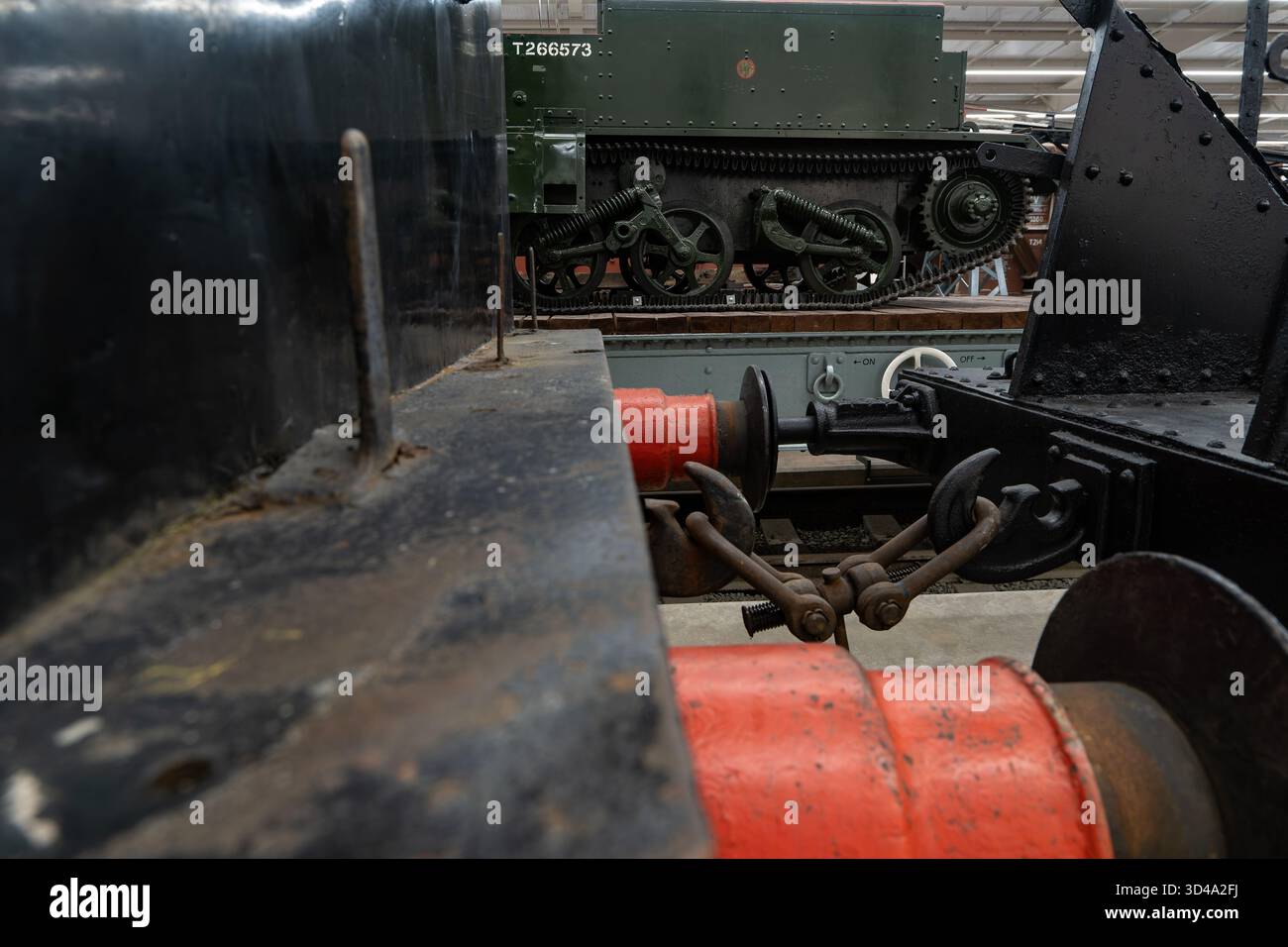 Steam locomotive mechanical components and coupling system at Yorkshire ...