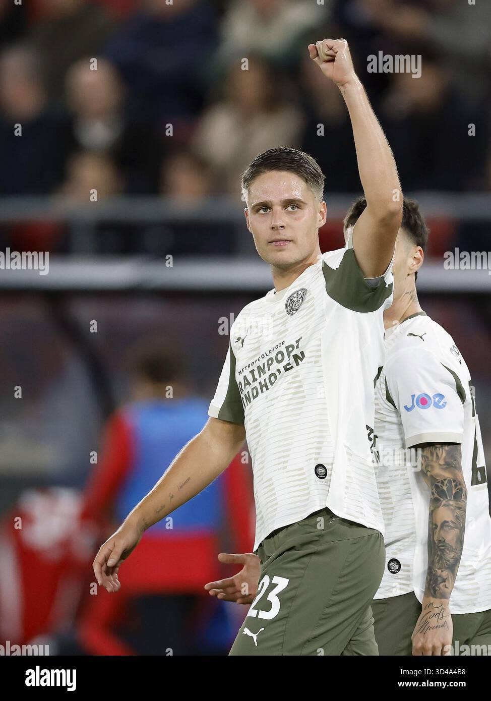 ALKMAAR - Joey Veerman of PSV Eindhoven celebrates the 1-4 goal during ...