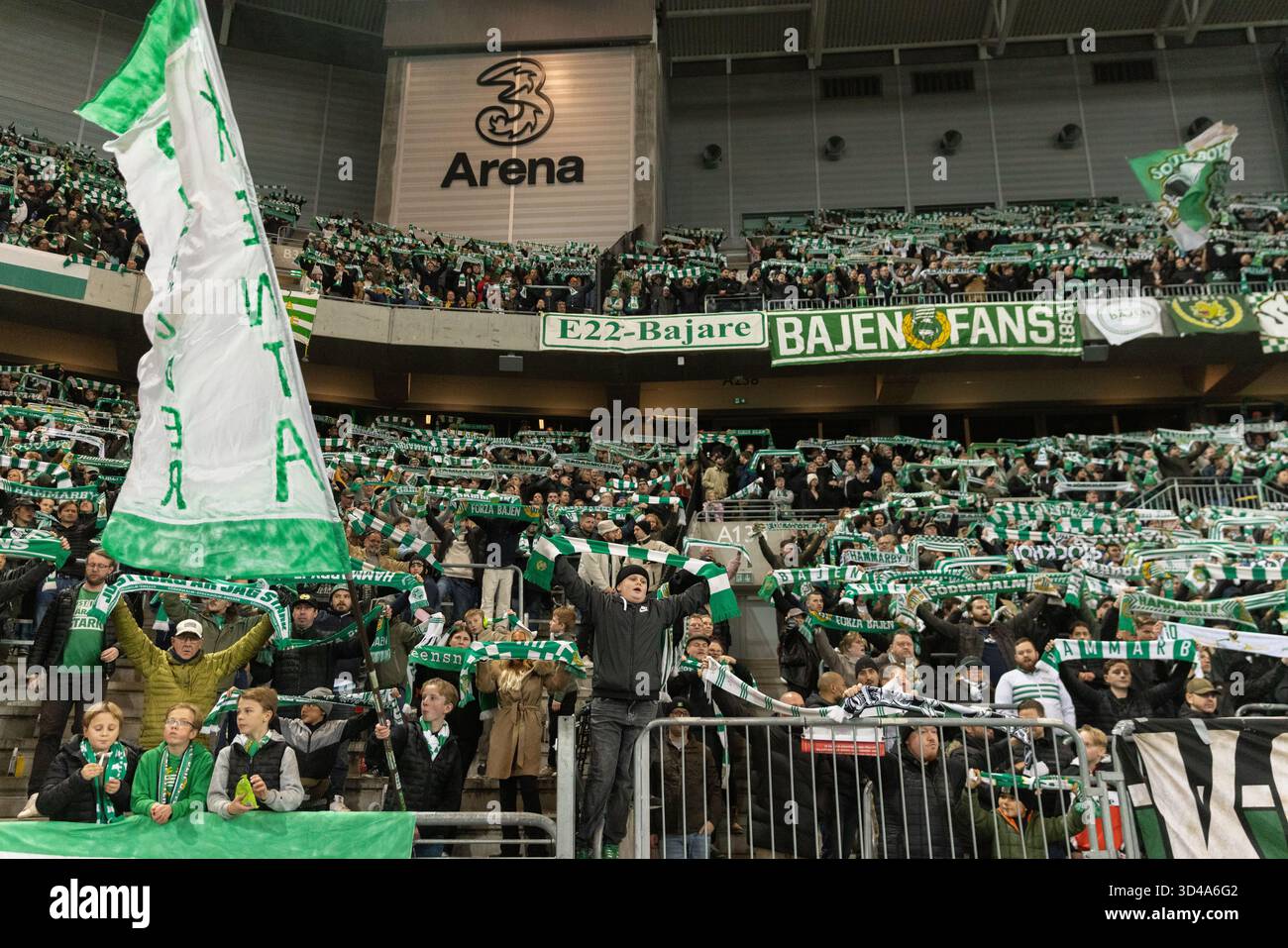 STOCKHOLM, SWEDEN 20251109Hammarby supporters during Sunday's football ...