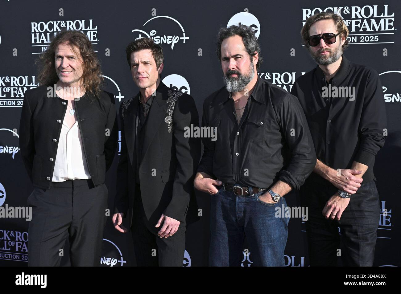 Dave Keuning, Brandon Flowers, Ronnie Vannucci und Mark Stoermer von ...