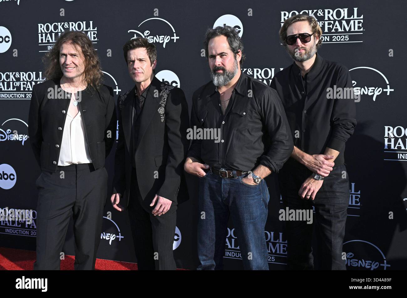Dave Keuning, Brandon Flowers, Ronnie Vannucci und Mark Stoermer von ...