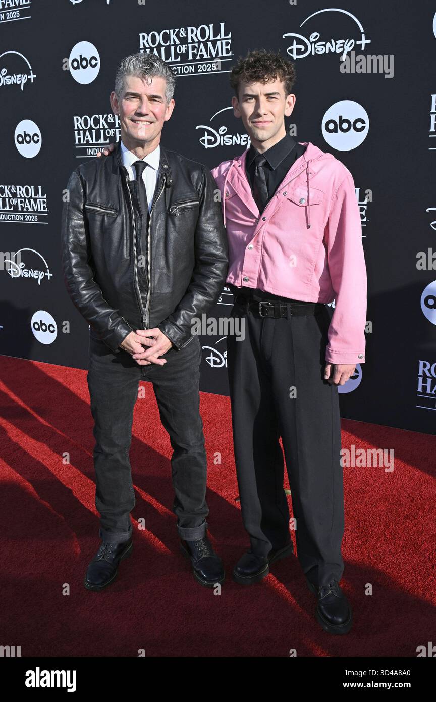 Greg Harris und Jack Harris bei der 40. Rock & Roll Hall of Fame ...