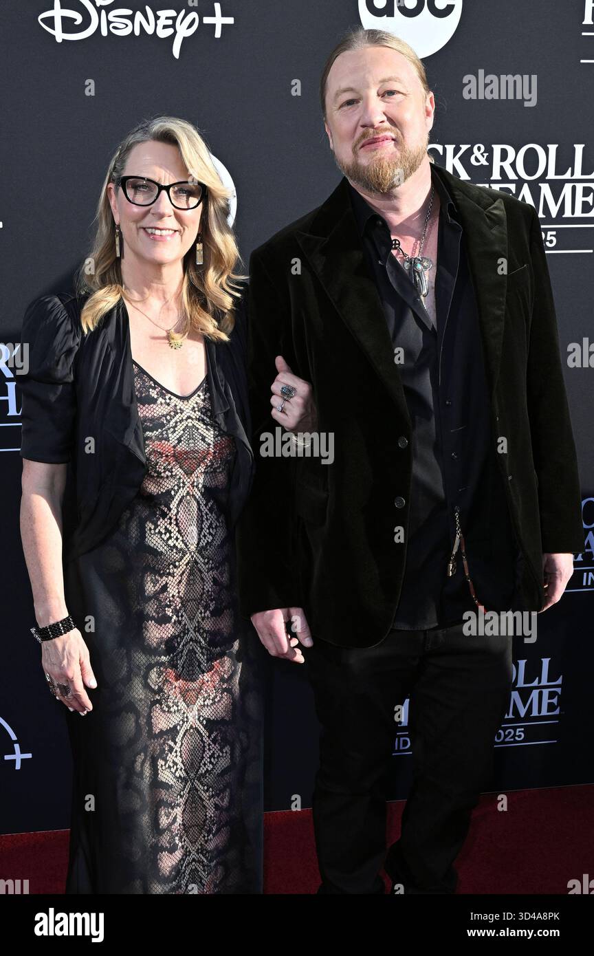 Susan Tedeschi und Derek Trucks bei der 40. Rock & Roll Hall of Fame ...