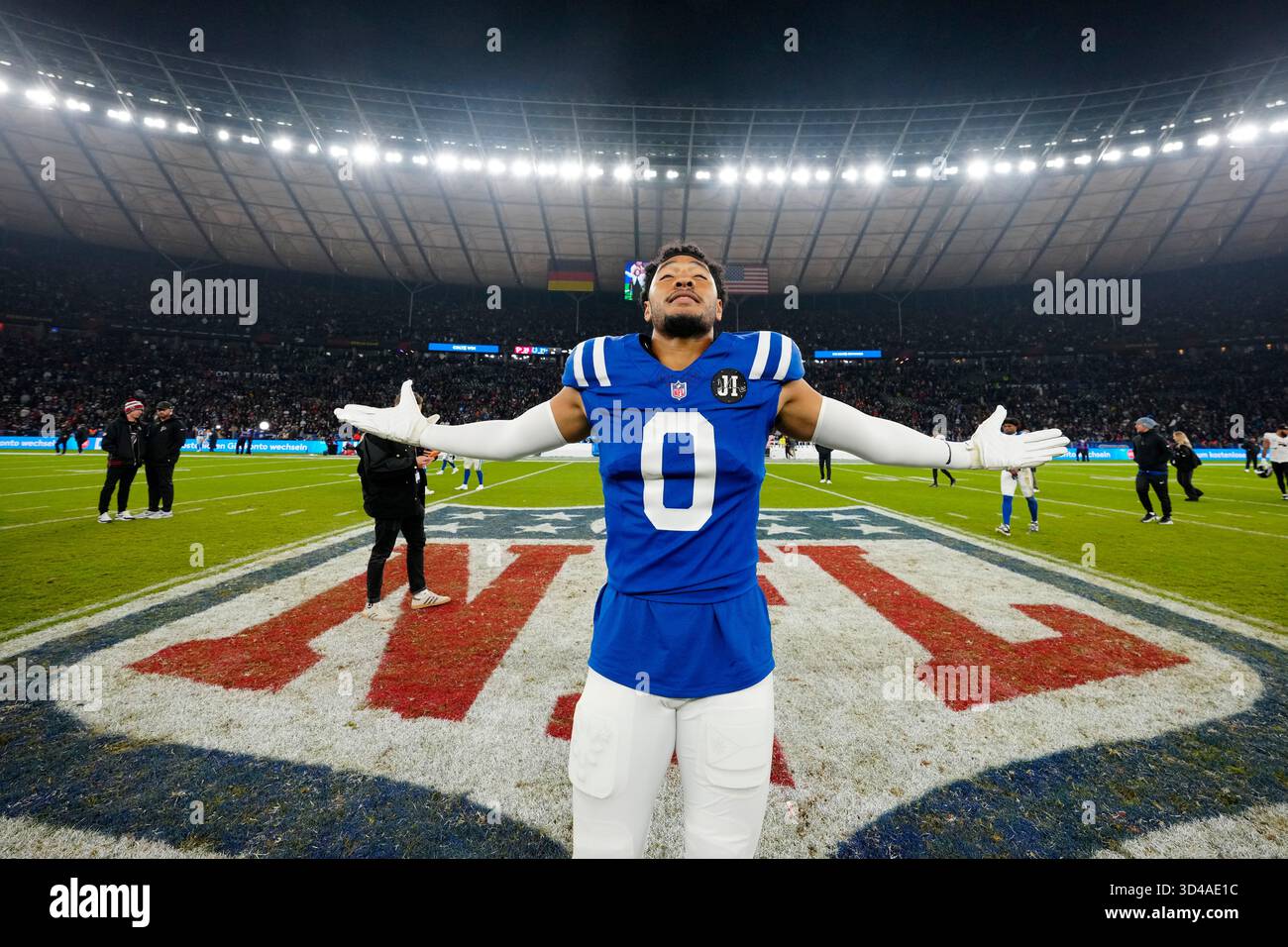 Indianapolis Colts safety Cam Bynum celebrates after an NFL football ...