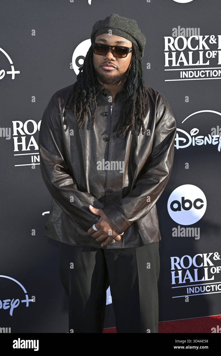 Leon G. Thomas III at the 40th Rock & Roll Hall of Fame Induction ...