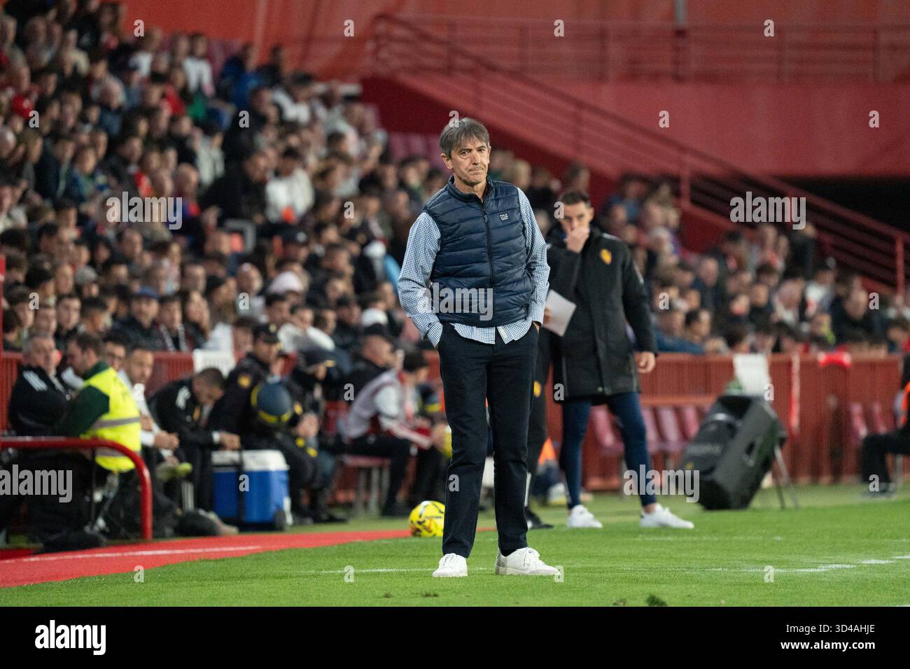 Pacheta, Granada CF head coach, during La Liga Hypermotion match ...