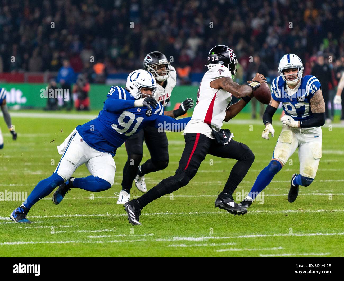 JT Tuimoloau (Indianapolis Colts #91), Michael Penix Jr. (Atlanta ...