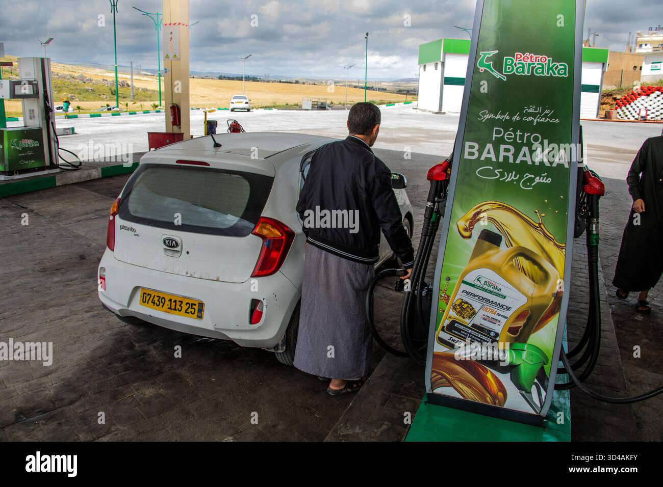 Petro Baraka, gas station, El Khroub, Algeria Stock Photo - Alamy