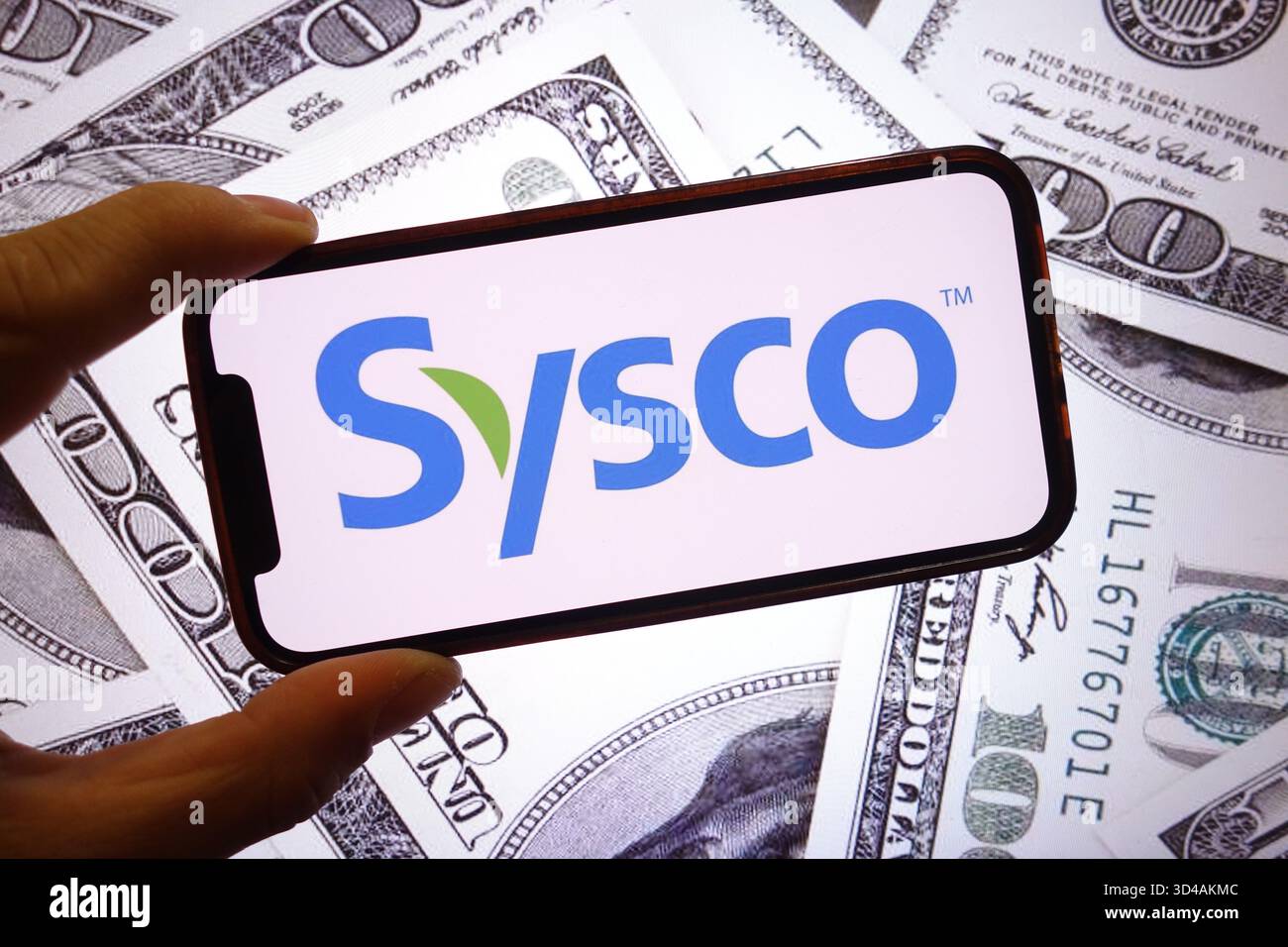 Poland. 28th Sep, 2025. In this photo illustration, the Sysco company ...