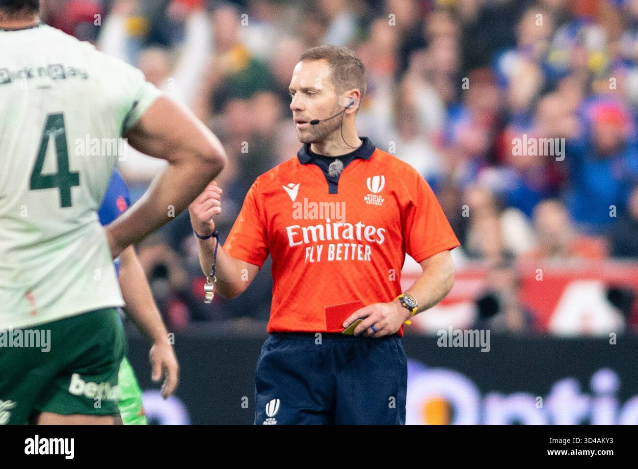 Referee Angus Gardner during the Autumn Nations Series 2025, rugby ...