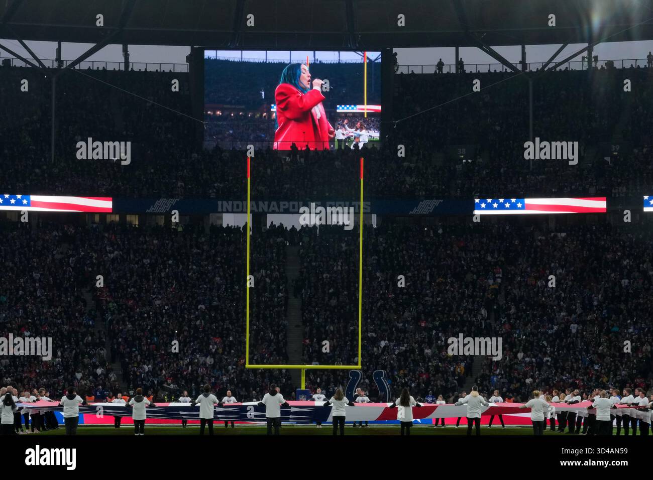 Norma Jean Martine performs the U.S. national anthem before an NFL ...